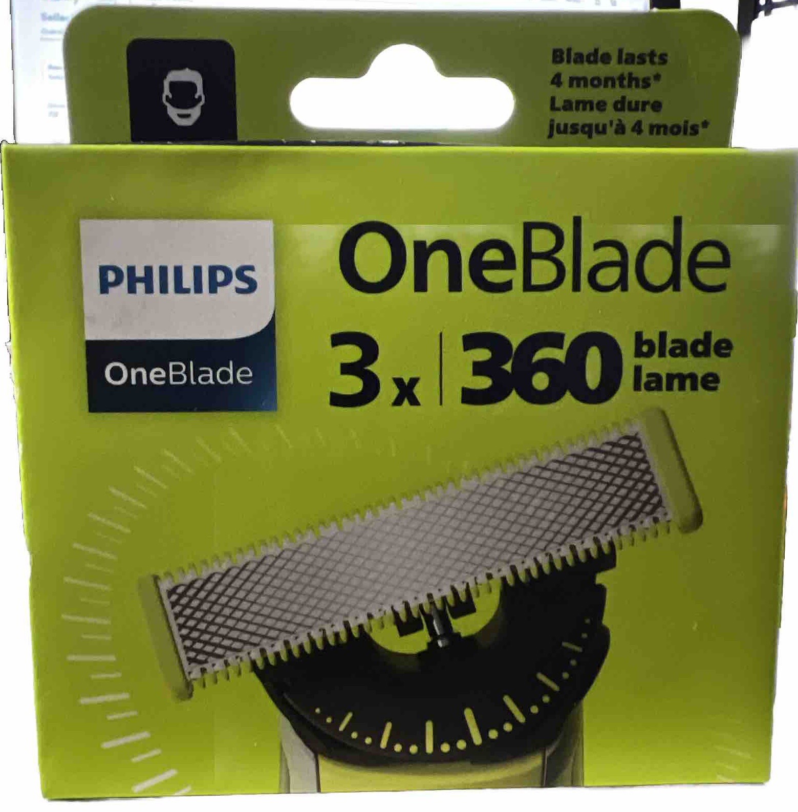 Philips Norelco OneBlade 360 Blade Replacement 3x Pack NEW SEALED IN BOX