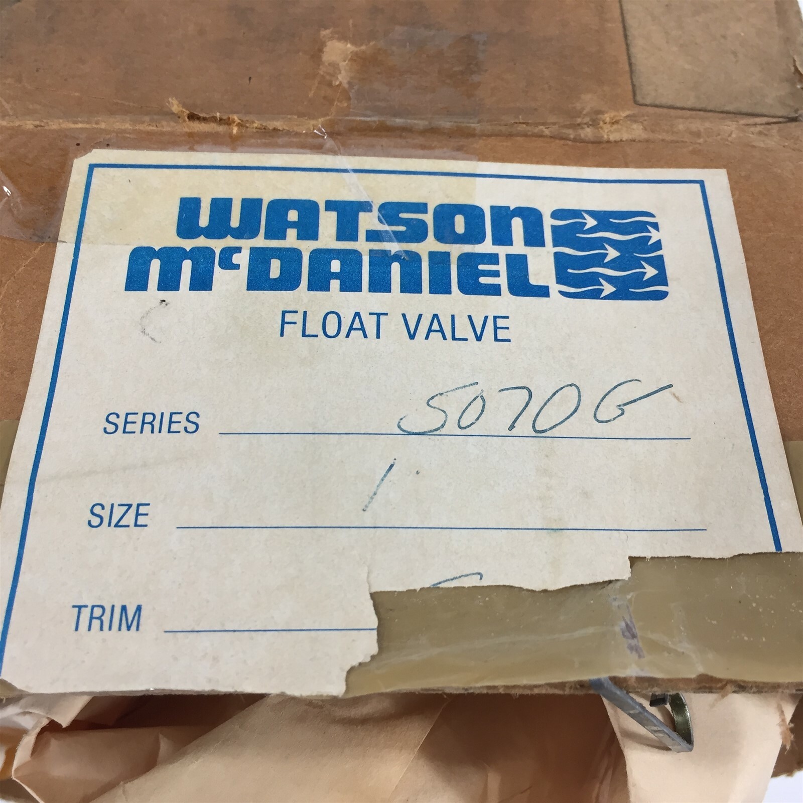 Watson McDaniel 5070 Float Valve Assembly | eBay