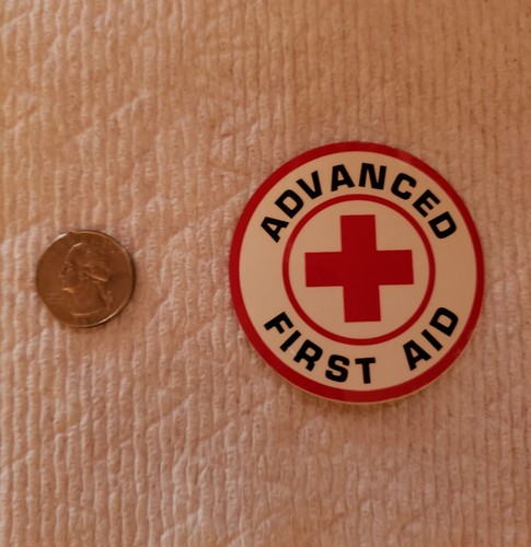 Pair(2)Red Cross Stickers Advanced First Aid | eBay