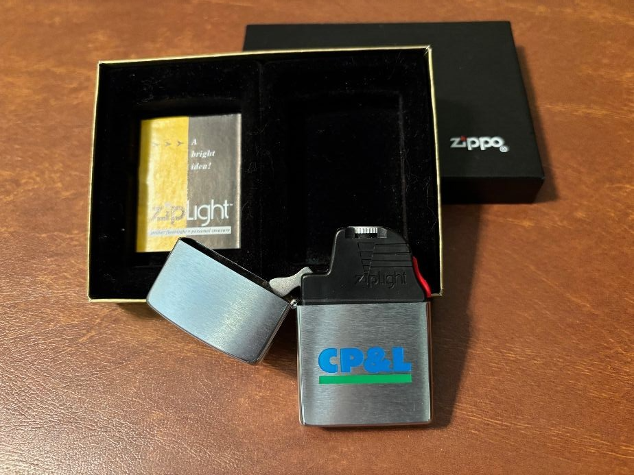 Zippo Lighter and Light in Box CP&L | eBay
