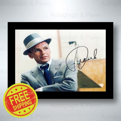 Frank Sinatra 8x10 FRAMED AUTOGRAPH RARE PHOTO SIGNATURE REPRINT FAST ...
