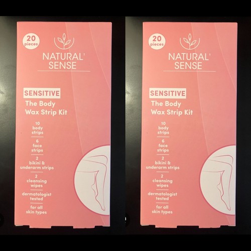 2 x 20pc Natural Sense Sensitive The Body Wax Strip Kit BNIB | eBay