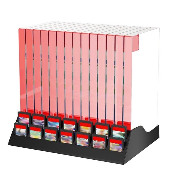 Game Card Rack for Switch2 /OLED Store 14 Game Cards+14 Game Disks 14 ...
