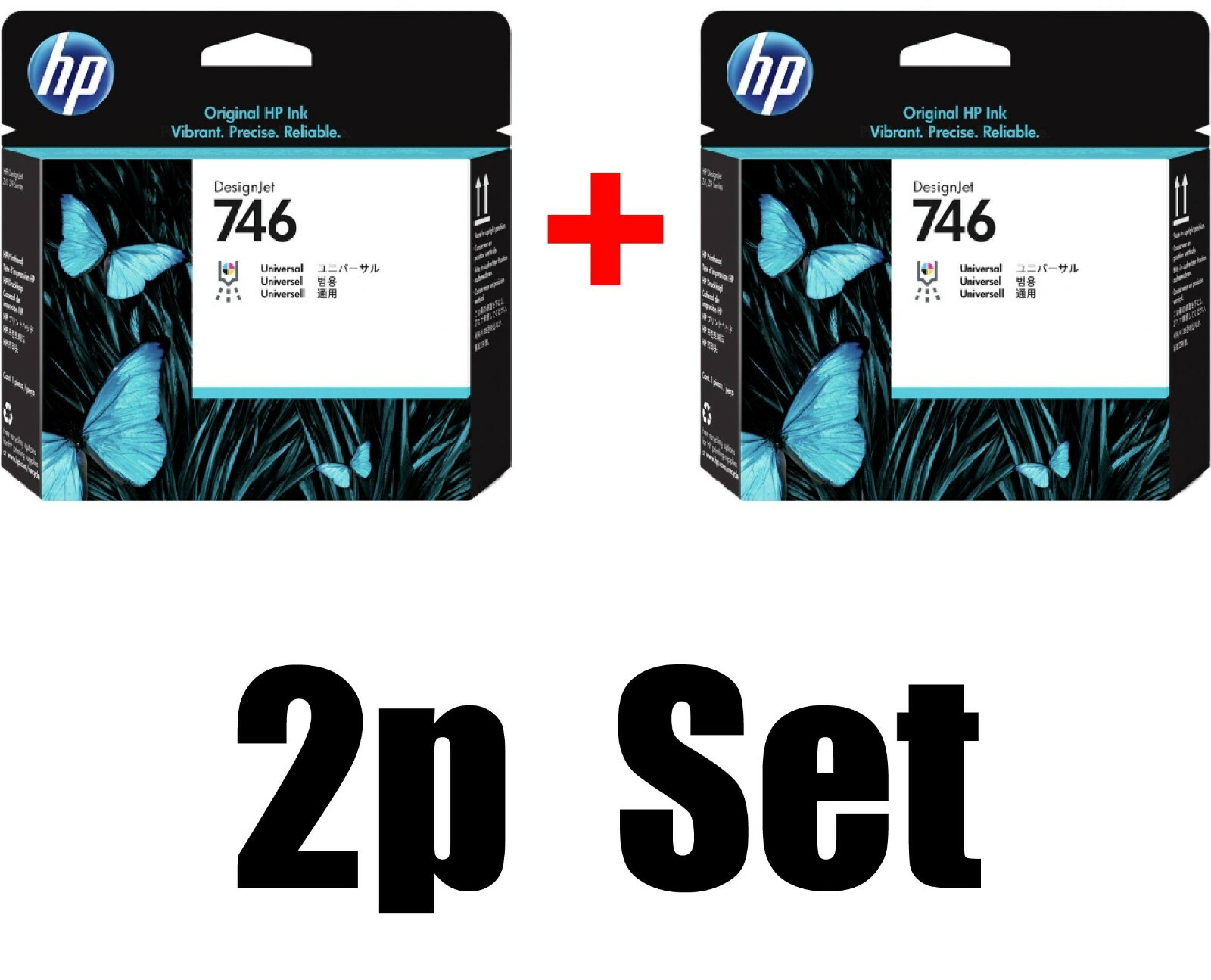 Genuine HP 746(P2V25A) universal print head 2P set for Designjet Z6/Z9 ...