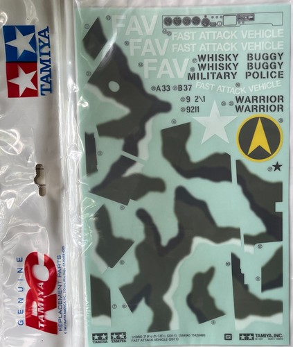 Tamiya RC Sticker Decal Set for 1:10 Fast Attack: 58496 # 1420495 | eBay
