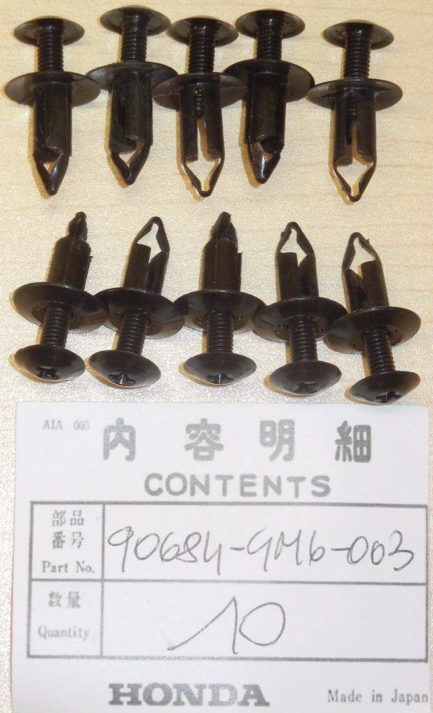 1999-on Honda XL1000VX VARADERO + others 10-pack panel*fasteners 90684 ...