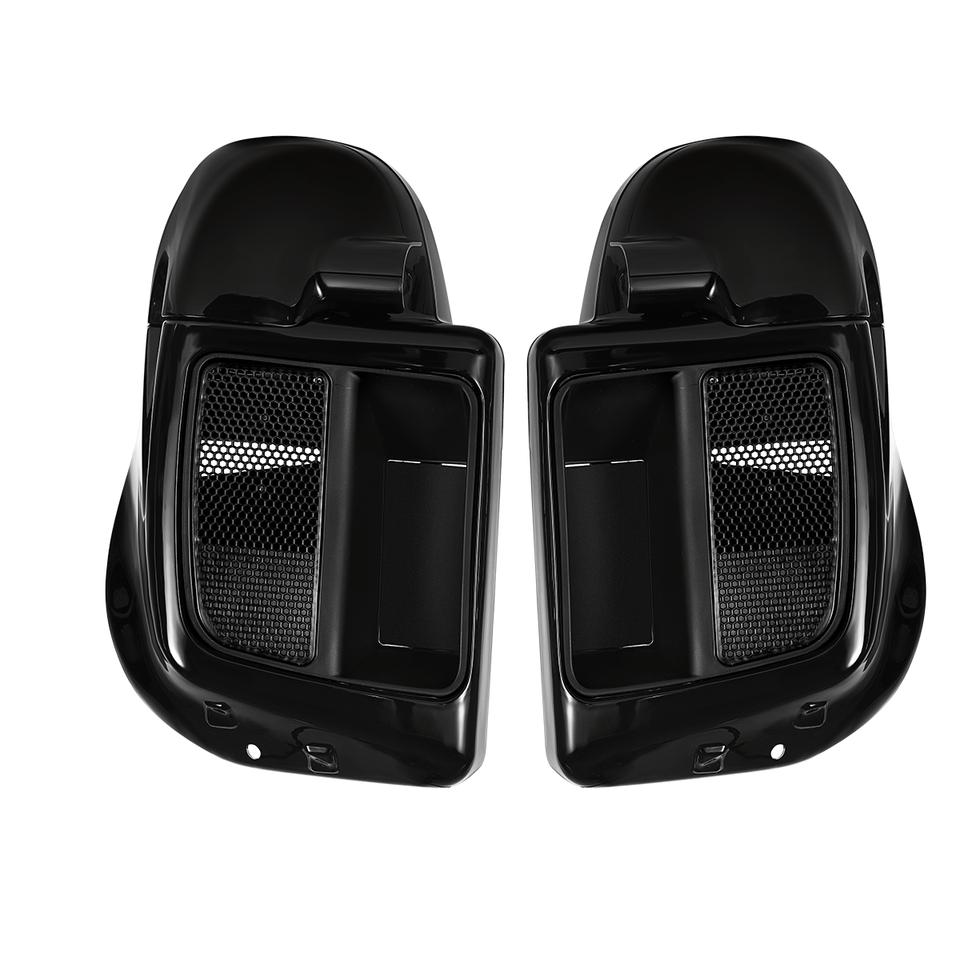 Lower Vented Fairing 6.5" Speaker Box Pods For Harley Touring Street ...