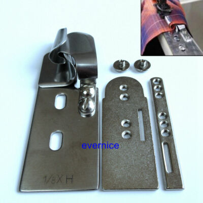 1/8 XH Side Seam Folder Lap Seam For Arm To Body Flat Bed Juki Brother ...