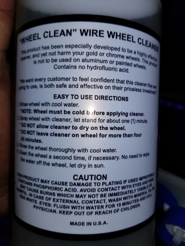 Chrome Cleaner Slammin wire spoke wheels rims | eBay