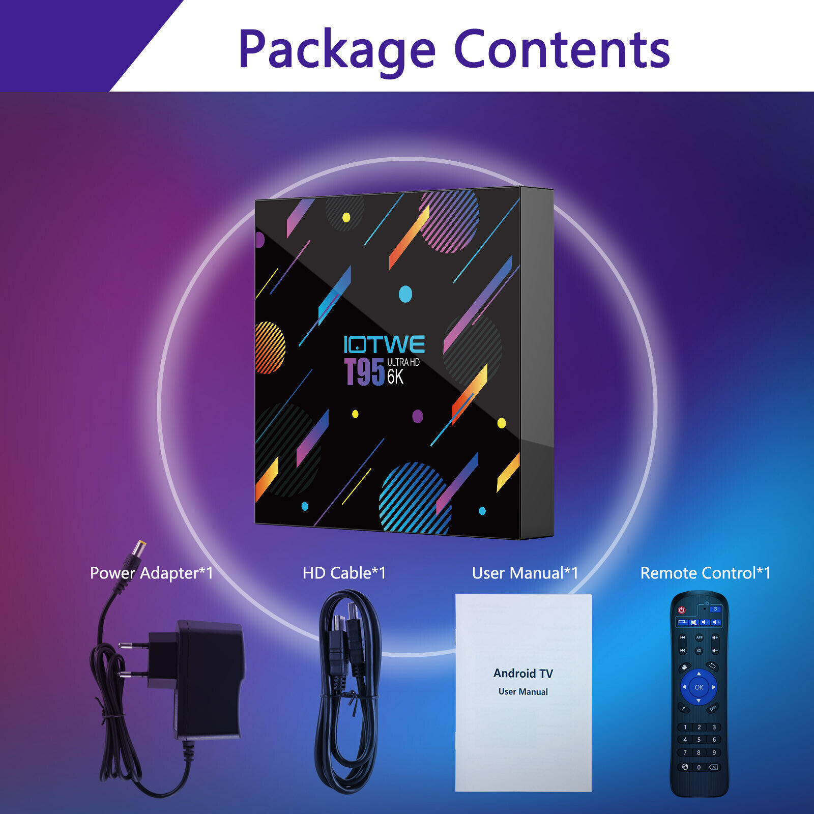 New Android 11.1 TV Box Quad Core HD 6K HDMI WIFI 5G Media Player 4G ...