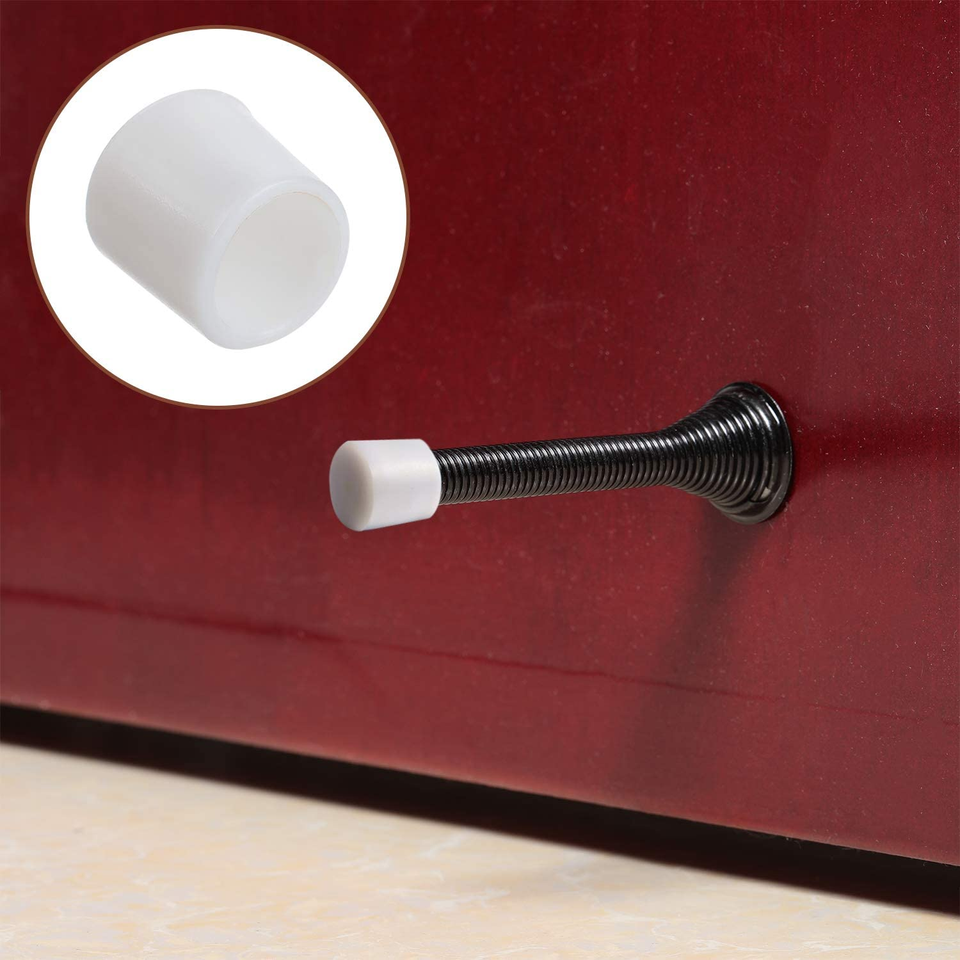 Rubber Door Stop Bumper Tips 0.39 Inch Replacement Caps for Door/Wall ...