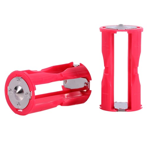 4pcs 4AAA To C Size Parallel Battery Convertor Adapter Holder Cases Box ...