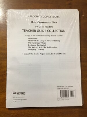 Harcourt Social Studies: Leveled Reader Teacher Guide Collection Grade ...
