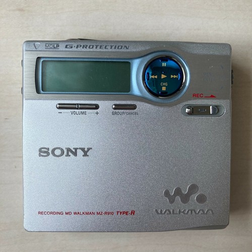 Sony MZ-R910 MD Walkman Portable Minidisc Recorder Silver With Basic Accessories | eBay