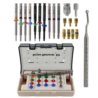 Dental Implant Screw Removal Kit Neobiotech SR Remover Reverse Drills ...