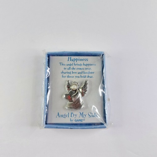 Ganz Heart Guardian Angel By My Side Pocket Charm Silver Pearl ...