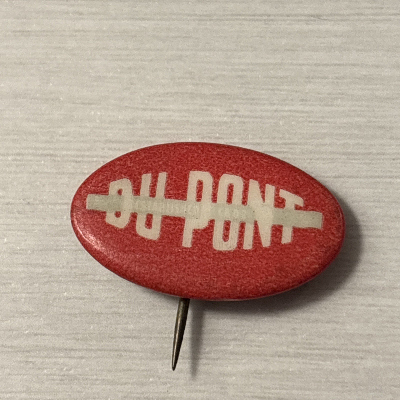 Vintage Rare DuPont Powder Advertising Pin Button Celluloid Oval ...
