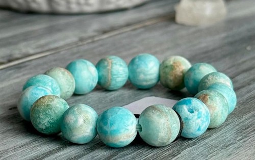 Top Quality Blue Aragonite Bracelet – Natural Healing Crystal Bead | eBay