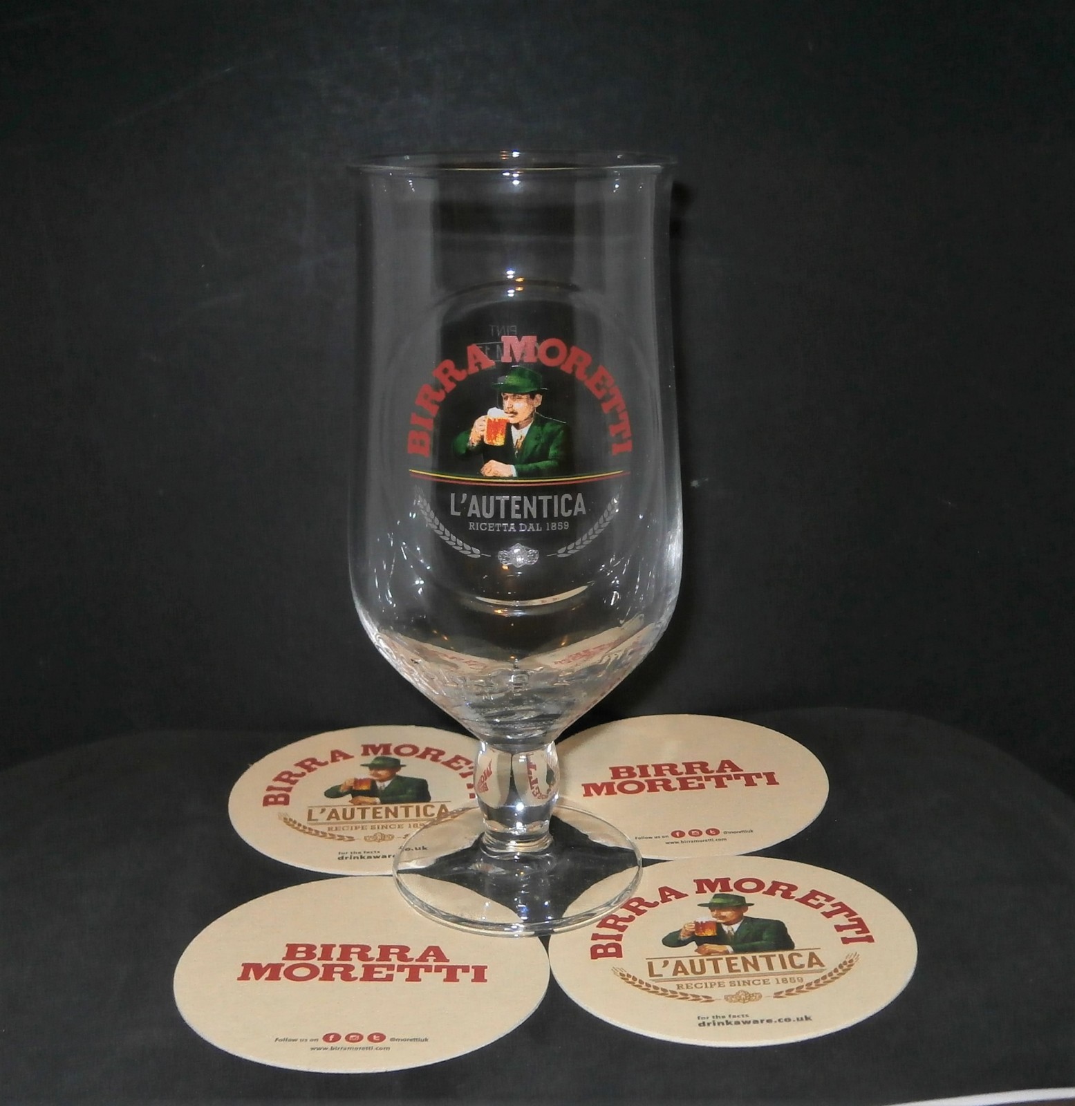 Birra Moretti Brand New 2017 Design Pint Glass X 1. Official | eBay UK
