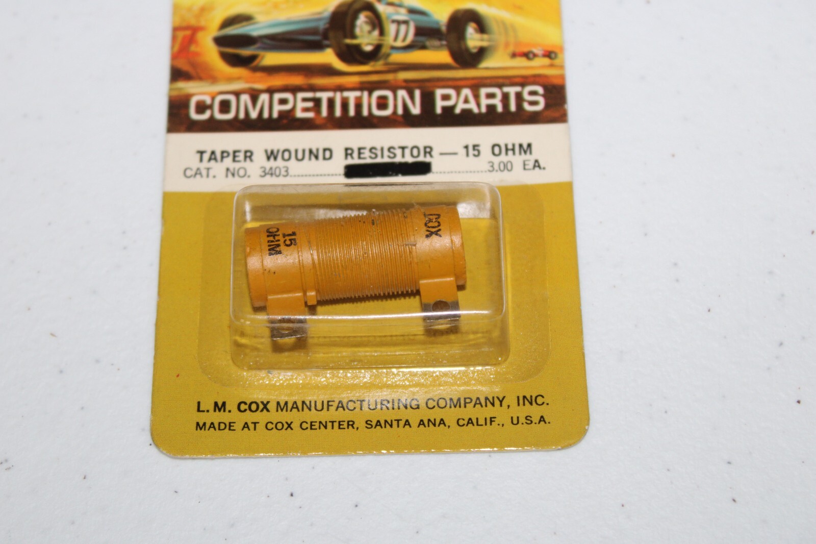 Vintage 1960 s Cox Slot Car Parts Taper Wound Resistor #3403 | eBay