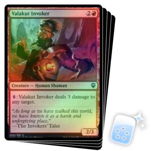 FOIL VALAKUT INVOKER X4 Commander Legends Magic MTG MINT CARD | eBay