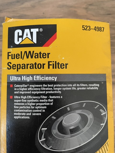 CAT 523-4987 FUEL/WATER SEPARATOR FILTER for sale online | eBay