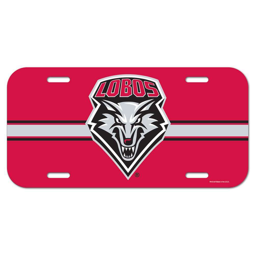 New Mexico Lobos Plastic License Plate | eBay