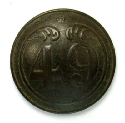 French 49th Line Infantry Coat Button 23MM (1844-1871) BG Lyon Backmark ...