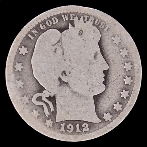 1912 P BARBER QUARTER DOLLAR - US COLLECTIBLE COIN 90% SILVER #1 | eBay