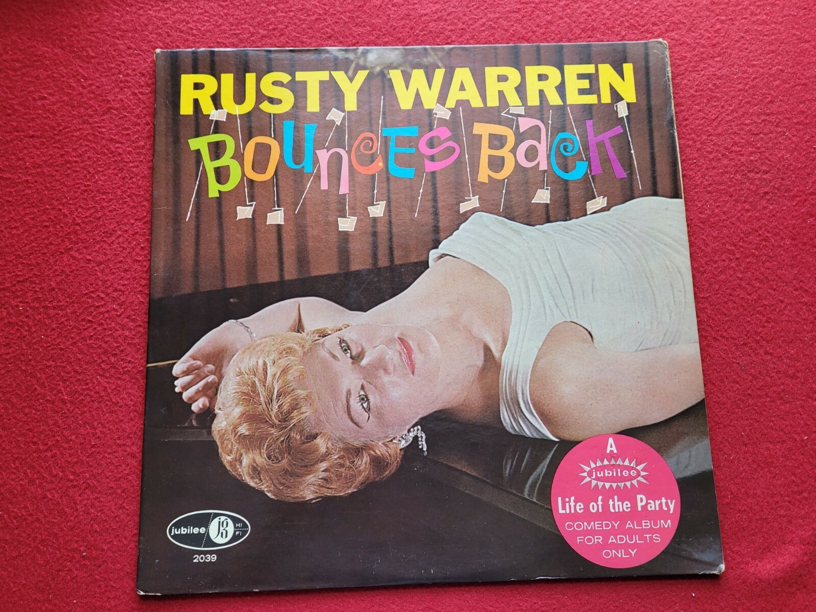 Rusty Warren Bounces Back Jubilee Records | eBay