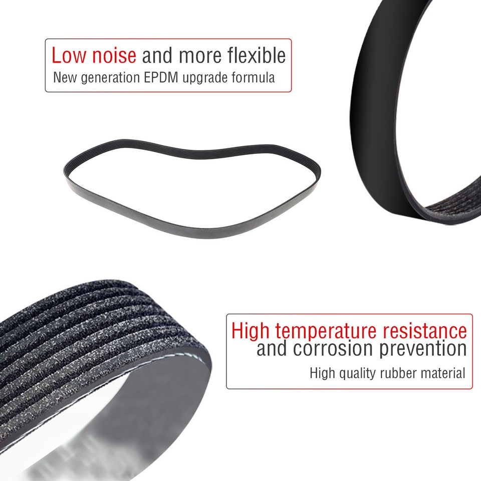 Serpentine Drive Belt Fit for Nissan Altima S SL 2.5L 2007-2012 11720 ...