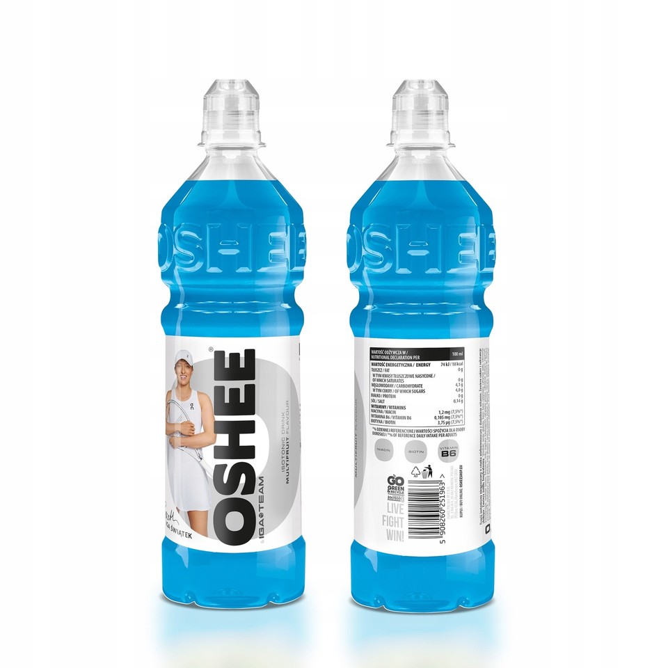 NEU Oshee Isotonic Drink Multifruit 750ml Vitamin B Sportgetränk ...