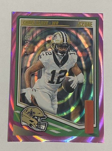 2025 Score Pink Ellipse Chris Olave SP #/399 Saints | eBay
