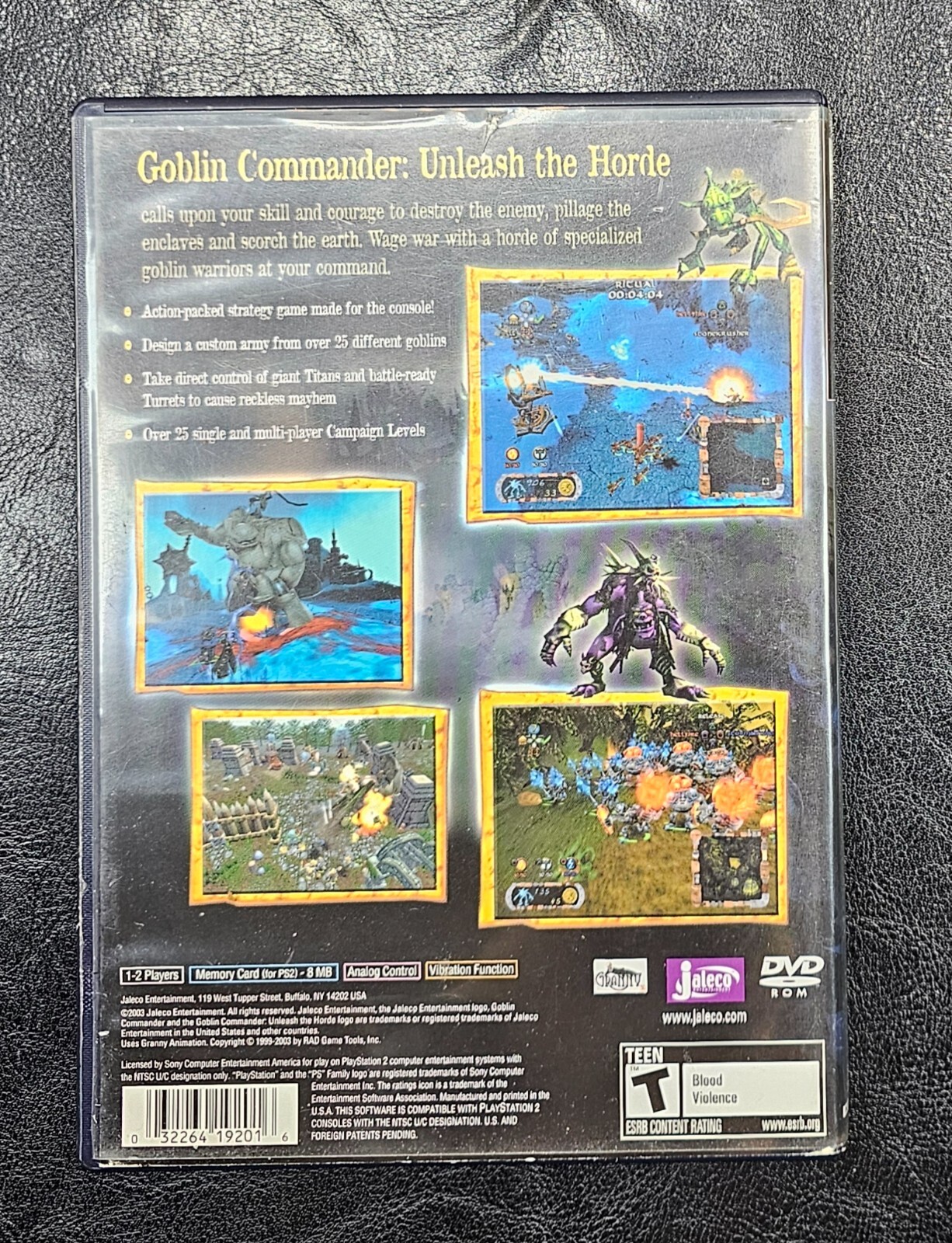 Goblin Commander: Unleash The Horde PS2 Playstation 2 CIB 32264192016 ...