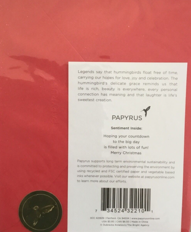 Papyrus- 15 Day Advent Calendar- Tree Shape With Santa & Snowman ...