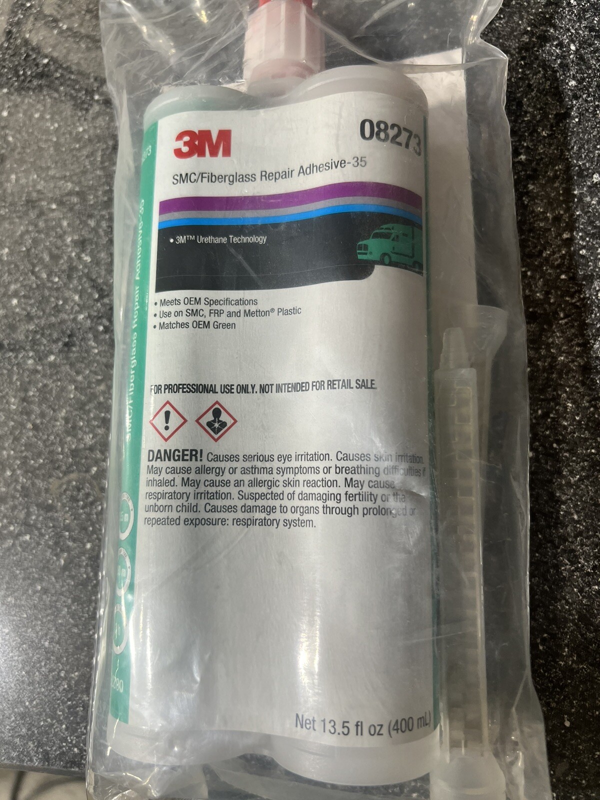 Two 3M 08273 Sc/fiberglass Repair Adhesive 400ml for sale online | eBay