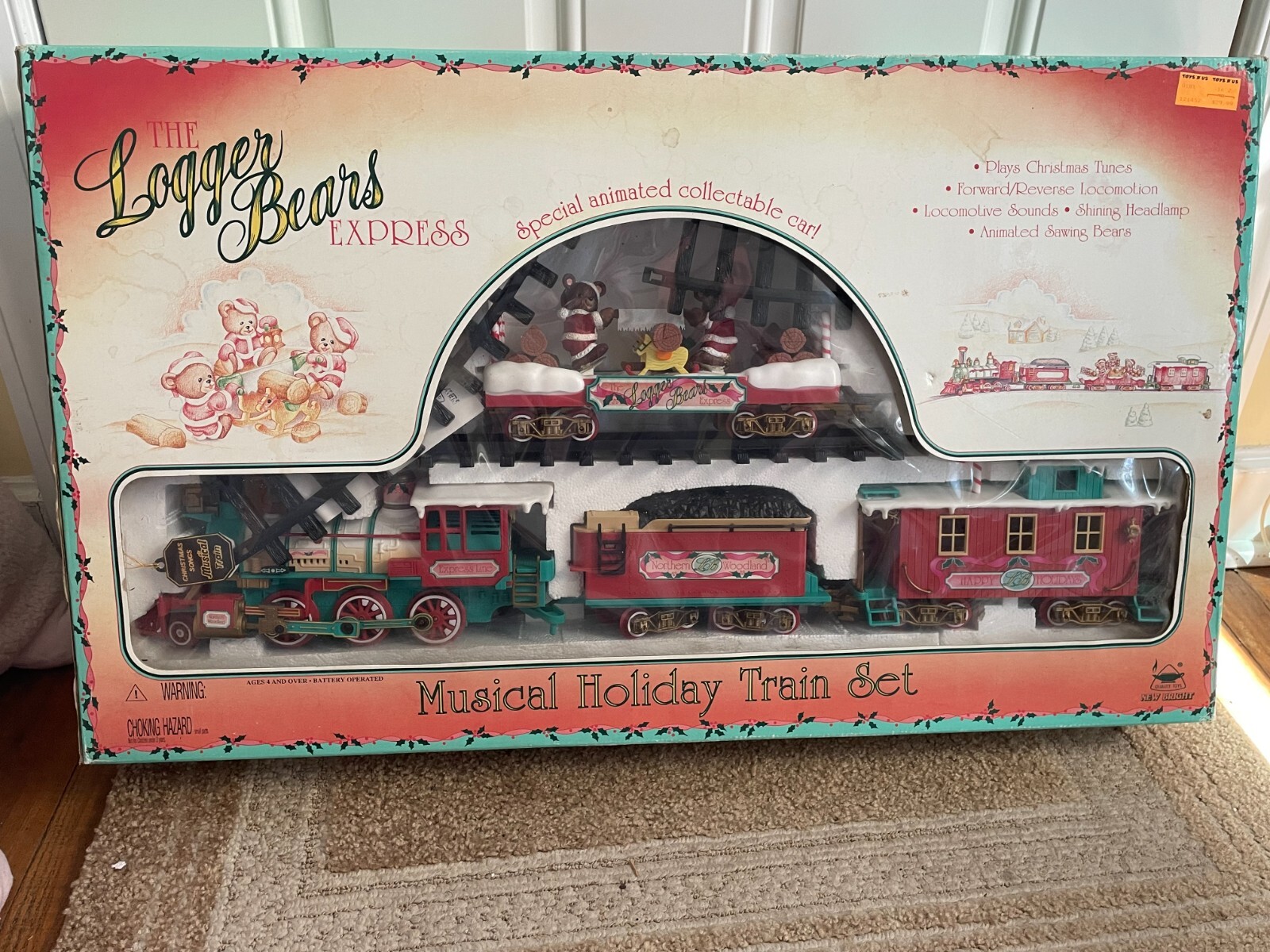 The Logger Bears Express Musical Holiday Train Set | eBay