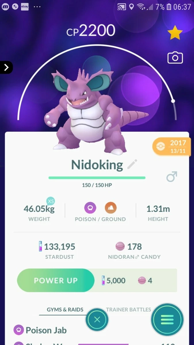 Pokemon Nidoking Evolution