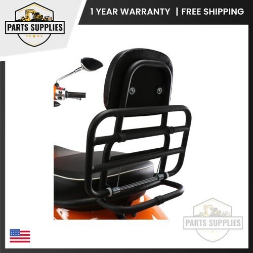 Prima Rear Rack Black with Backrest fits Vespa Primavera Sprint Scooter ...