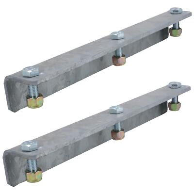 Pair Trailer Loading Ramps Fitting Kit Lip Hook Style Ramp Attachment ...