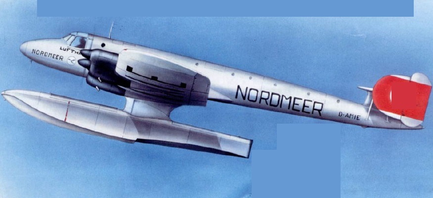 HA-139 Blohm Voss Germany Cargo Airplane Wood Model Replica Small Free ...