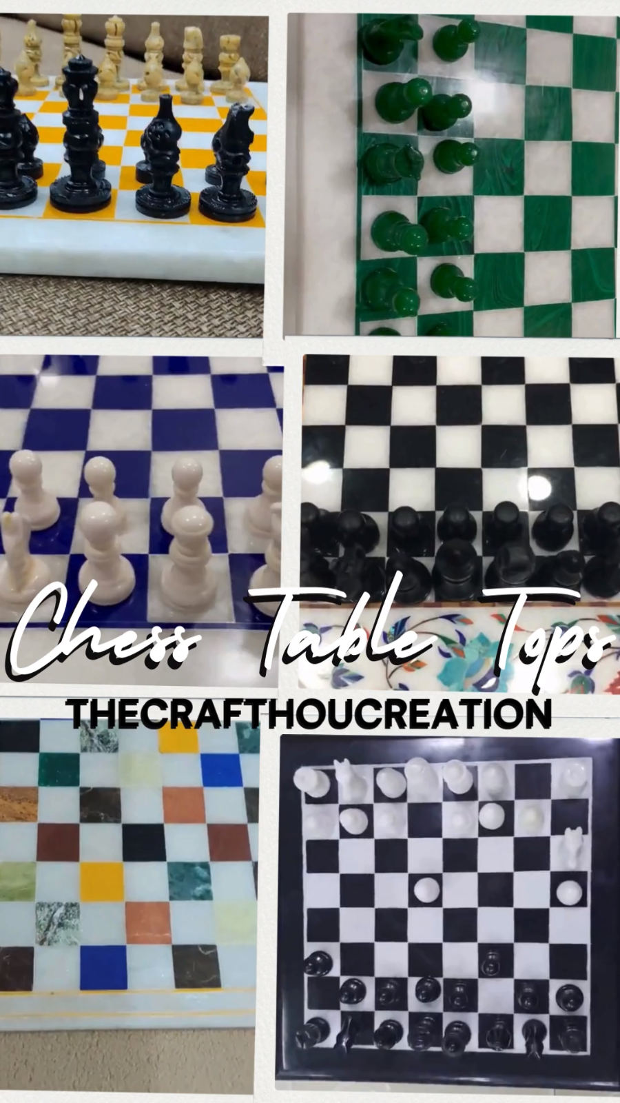 Amazing Malachite Stone Marble Chess | Vintage Chess Set Board Gifts ...