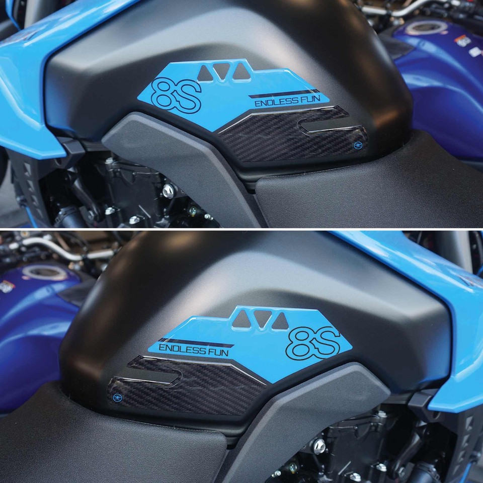 Stickers Gel 3D Guards Side Tank Motorcycle Compatible With Suzuki GSX ...