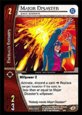 VS System: Major Disaster, Paul Booker [Played] VS: DC Green Lantern ...