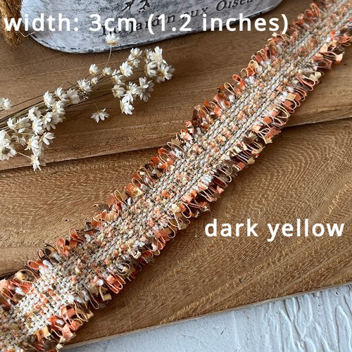 5m DIY Knitted Trim Edge Fringe Tassel Trimming Handmade Material ...