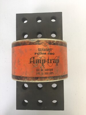 SHAWMUT A4BY5000 FUSE 5000 AMPS 600VAC 250VDC FORM 480 AMP-TRAP TYPE 55 ...