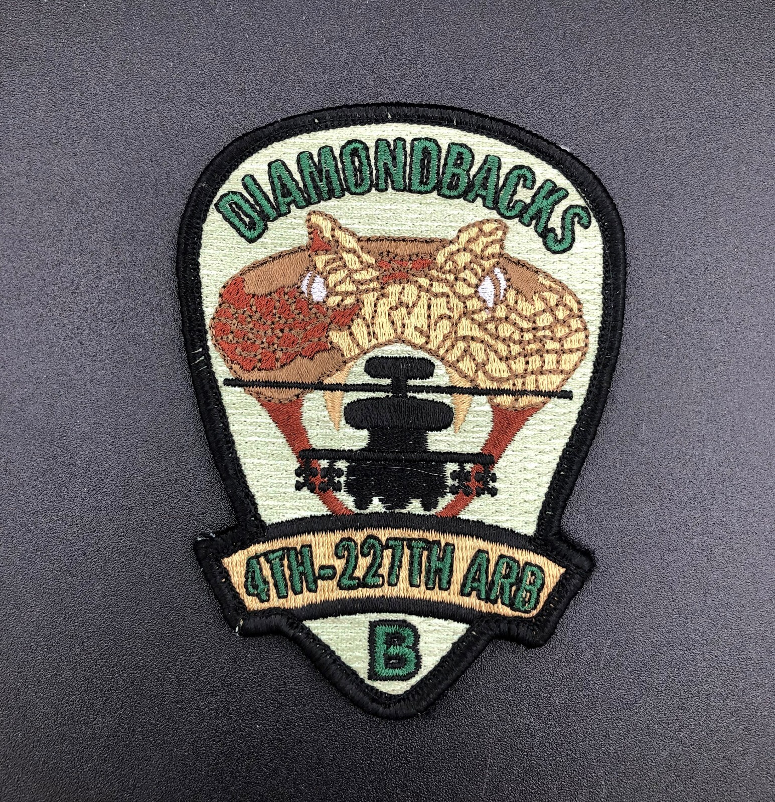B Co 4-227th ARB Diamondbacks 1 CAV Apache Army Aviation Patch OEF OIF ...