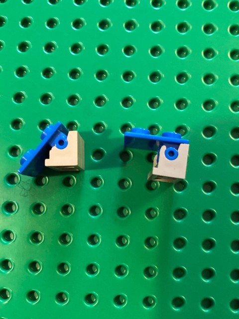 LEGO 3937-6134 1x2 Rocker Bearing & Top (hinge Brick) 4211066-4124096 ...