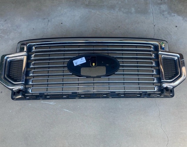 Ford F-250 F-350 Front Radiator Grille Chrome Platinum 2020 - 2022 🚀 | eBay