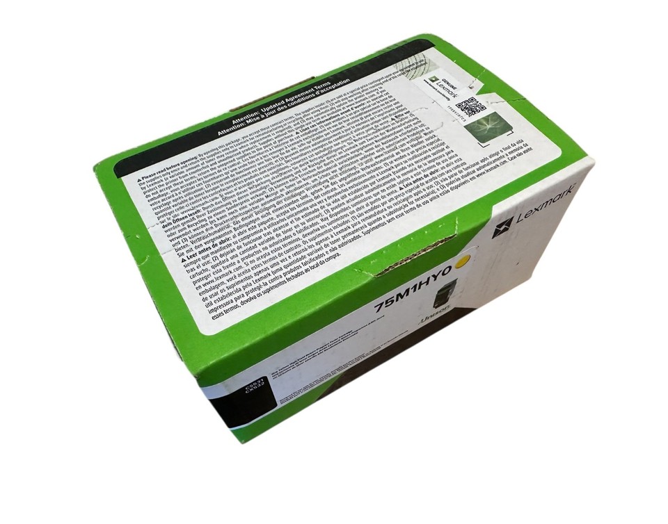 Lexmark 75M1HY0 8800 Page-Yield Toner Yellow (CX532, CS531) New ...